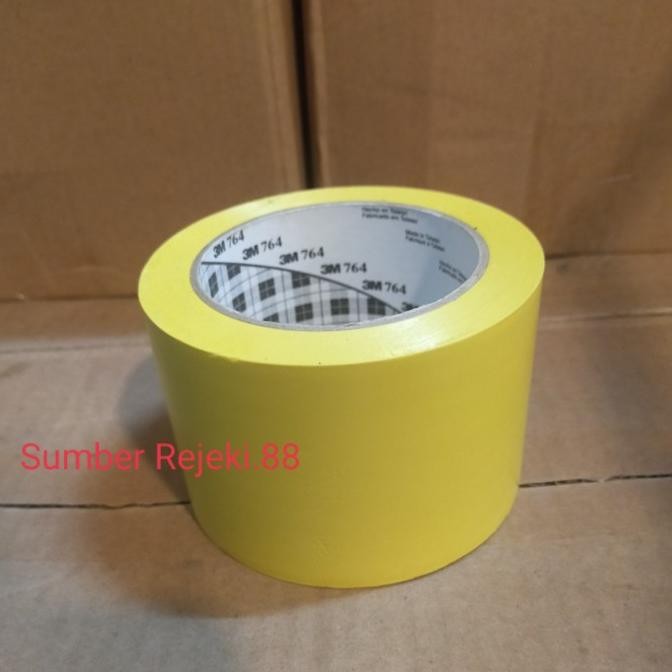 Jual 3M FLOOR MARKING TAPE 764 - VINIL TAPE - LAKBAN GARIS LANTAI - 10CM ASLI | Shopee Indonesia