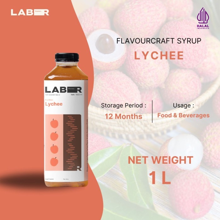 Jual LABR Lychee Syrup (Sirup Leci) | Shopee Indonesia