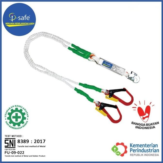 Jual I-Safe Full Body Harness Pro Absorber Double Big Hook Sabuk Pengaman | Shopee Indonesia
