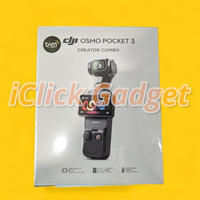 Jual Dji Pocket 3 Basic Garansi Resmi Tam 1 Tahun ~ Dji Osmo Pocket 3 | Shopee Indonesia