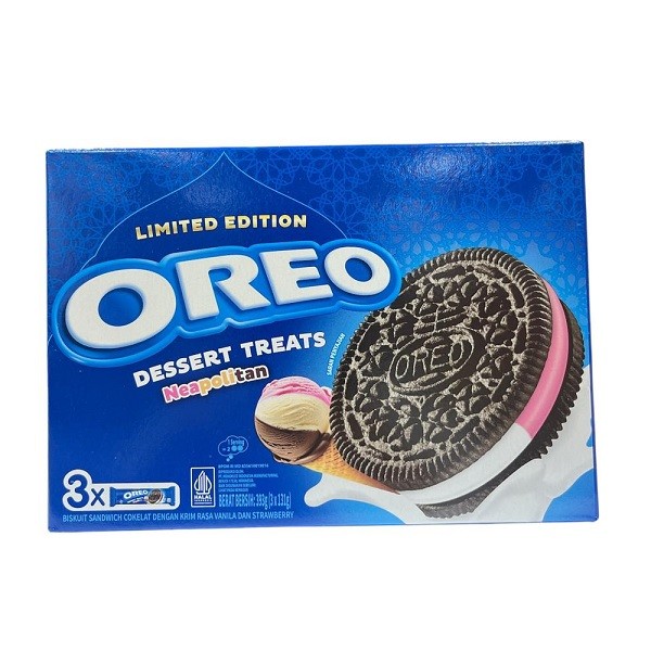 Jual OREO SANDWICH NEAPOLITAN PACK 393 GR | Shopee Indonesia