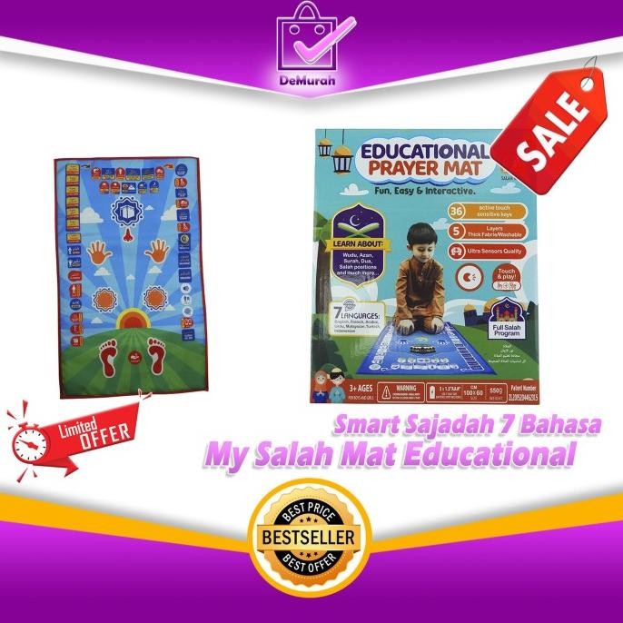 Jual Smart Sajadah 7 Bahasa My Salah Mat Educational Prayer Mat Edukasi ...