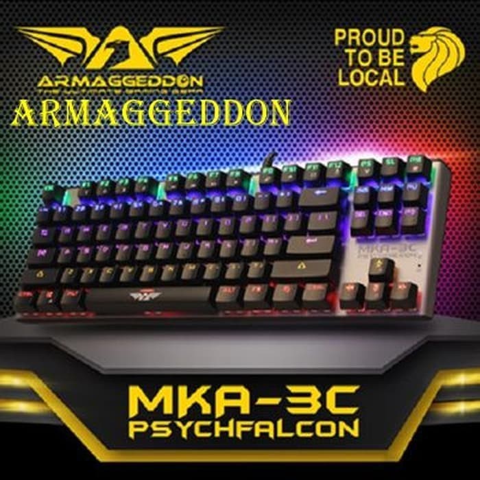 Jual Armaggeddon Psychfalcon MKA-3C Mechanical Keyboard | Shopee Indonesia