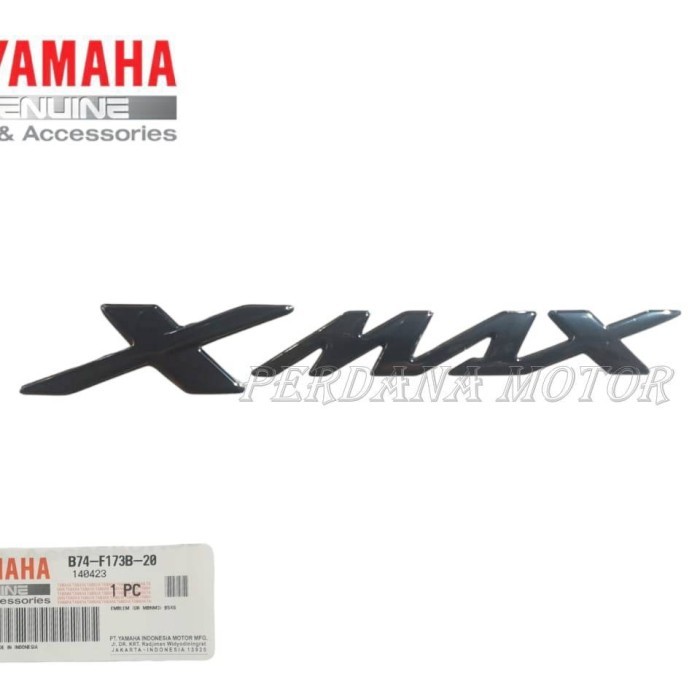 Jual EMBLEM STICKER BODY XMAX X-MAX 250 HITAM ORIGINAL YAMAHA HARGA 1 ...