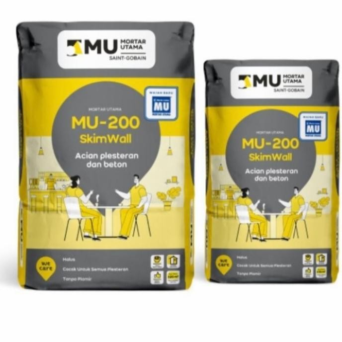 Jual Promo Mortar Utama MU 200 Acian Plesteran dan Beton Skimwall 40 kg ...