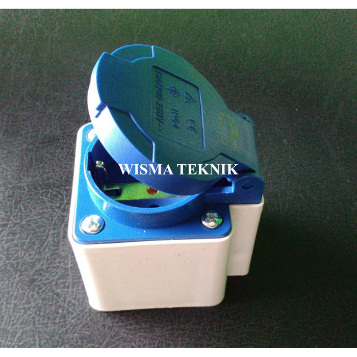 Jual Socket / Stop Kontak Panel Mounting 2P 16A 220V Fort Cee112 | Shopee Indonesia