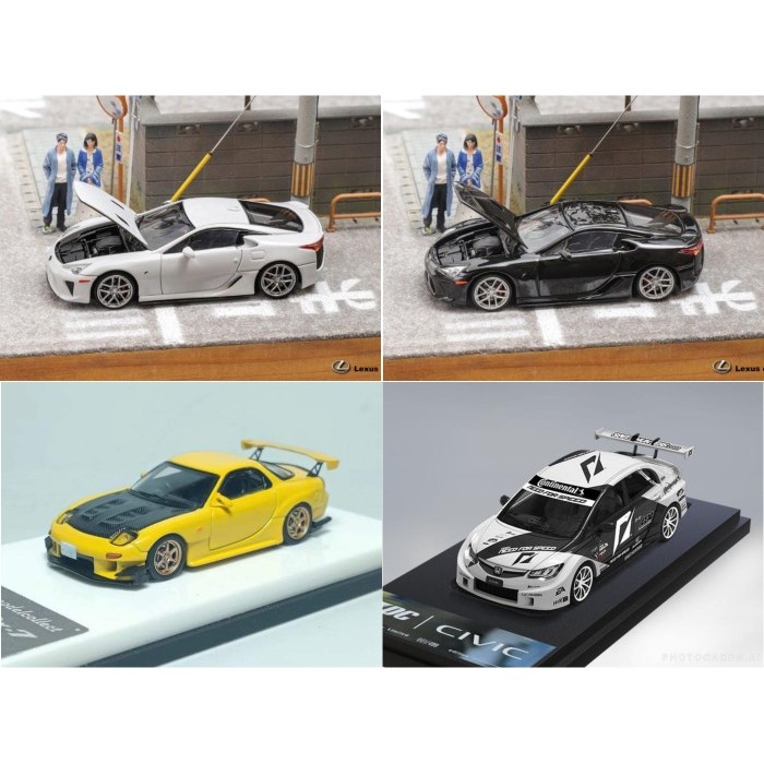 Jual Focal Horizon FH 1/64 Lexus LFA Open Hood Black White - TPC 1/64 ...