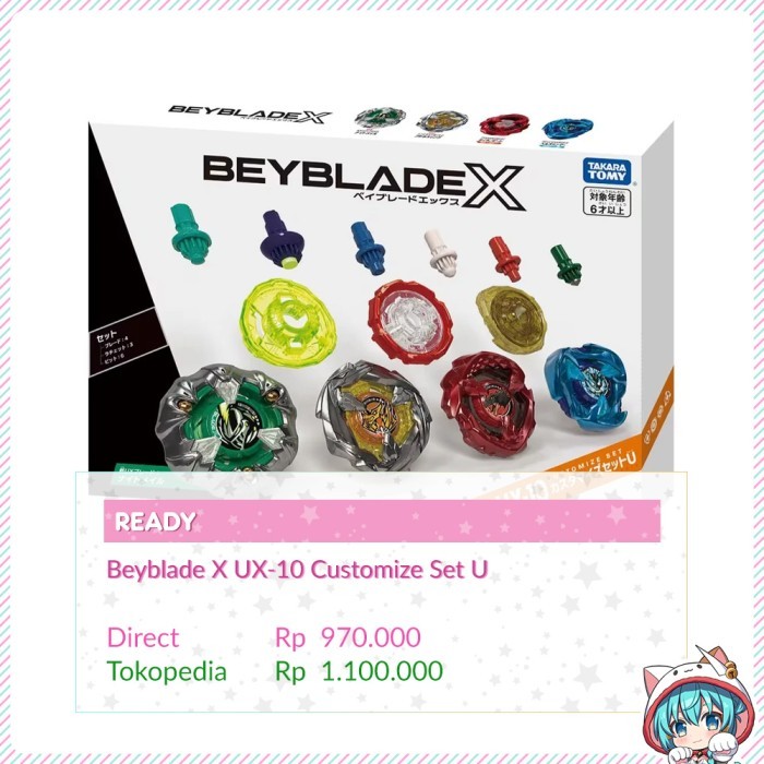 Jual Beyblade X UX-10 Customize Set U | Shopee Indonesia