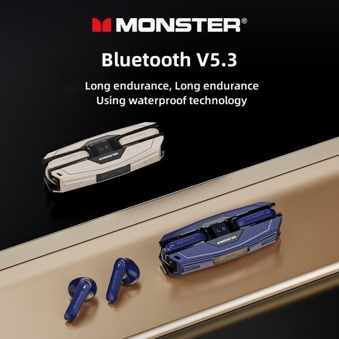 Jual Original Monster Airmars Xkt08 Pro Tws True Wireless Stereo ...