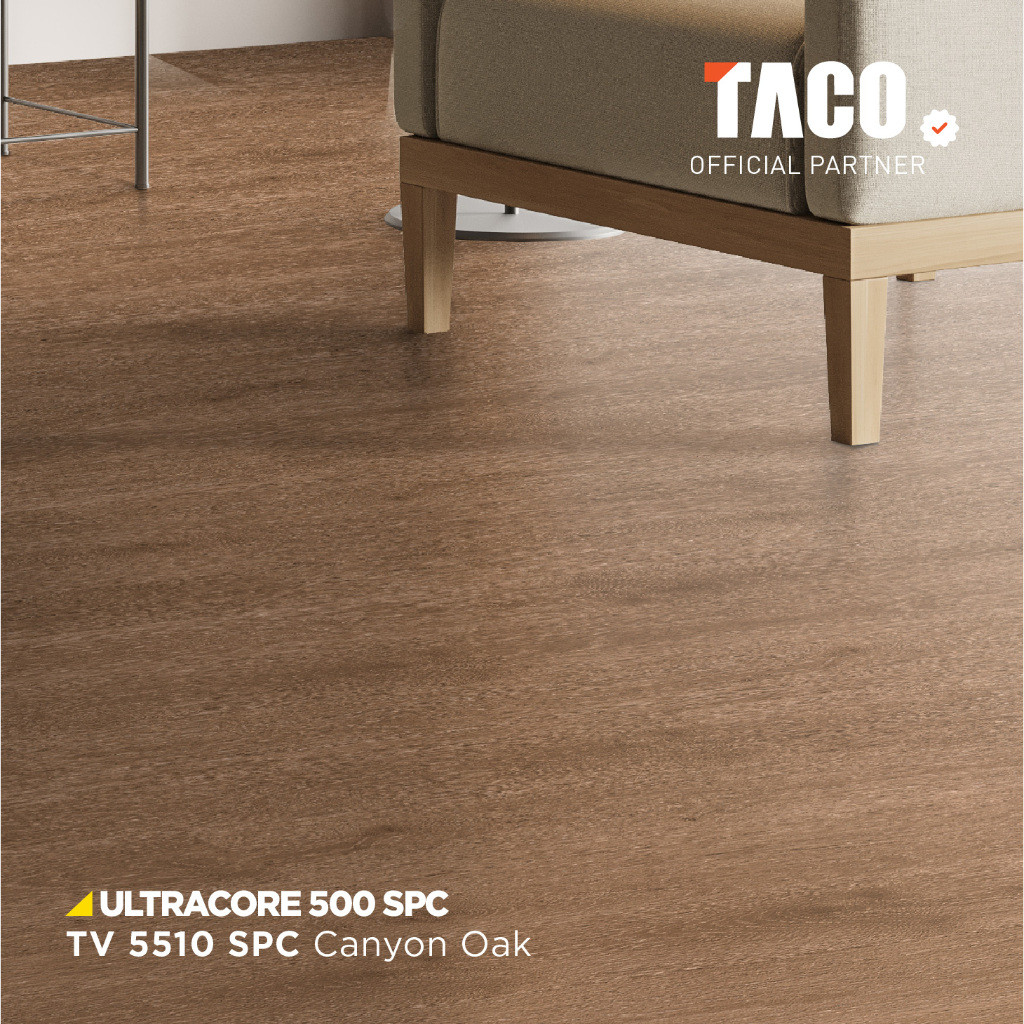 Jual TACO Lantai SPC 5mm Klik Motif Kayu Per 1 Box (Isi 11 Lembar / 2 ...