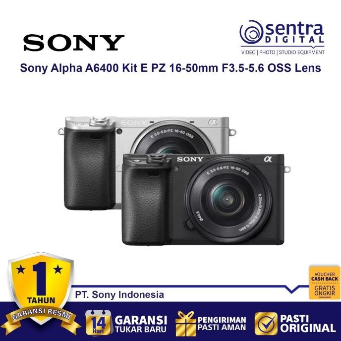 Jual Sony Alpha A6400 Kit 16-50M Silver - Kamera Mirrorless Alpha 6400 | Shopee Indonesia