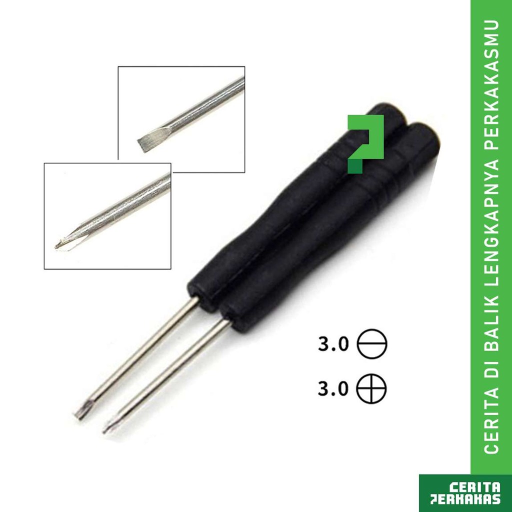 Jual Satuan Obeng Kecil Plus Minus 3 CP / Mini Kembang Laptop Kaca Mata ...