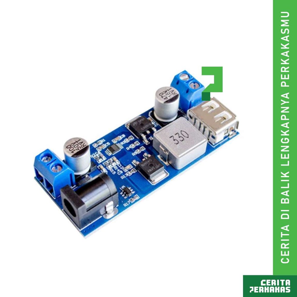 Jual Down Step DC-DC 5V 5A XY-3606 CP / Super Stepdown 24V 12V to 5V LM2596S Buck Converter ...