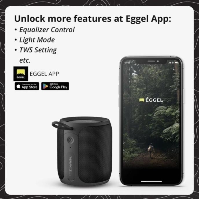 Jual Eggel Terra 3 Mini 360 Waterproof Portable Bluetooth Speaker Terra ...