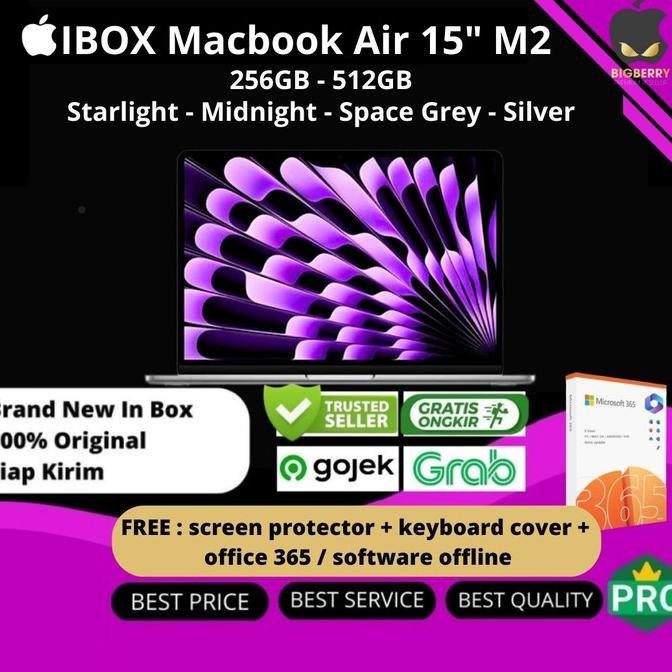 Jual Ibox Apple Macbook Air 2023 M2 Chip 15 Inch 512Gb 256Gb Ram 8Gb Resmi | Shopee Indonesia