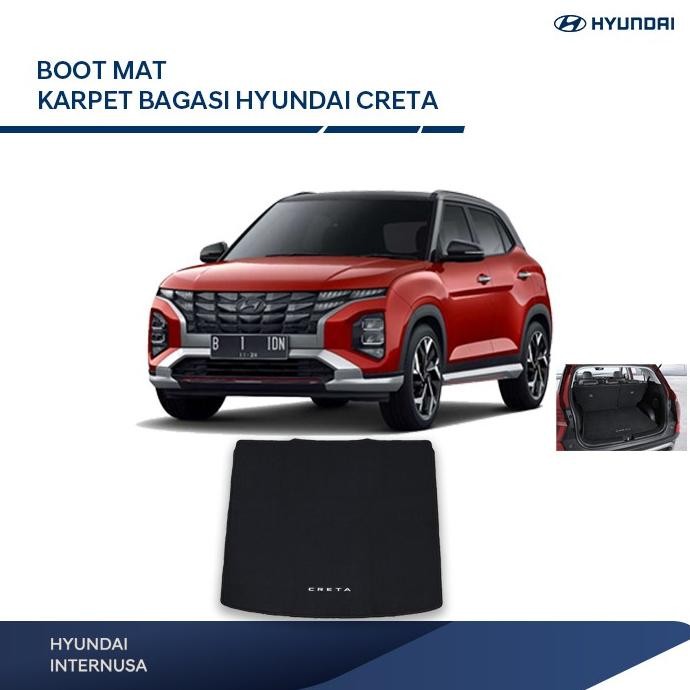 Jual Boot Mat Karpet Bagasi Aksesoris Hyundai Creta | Shopee Indonesia