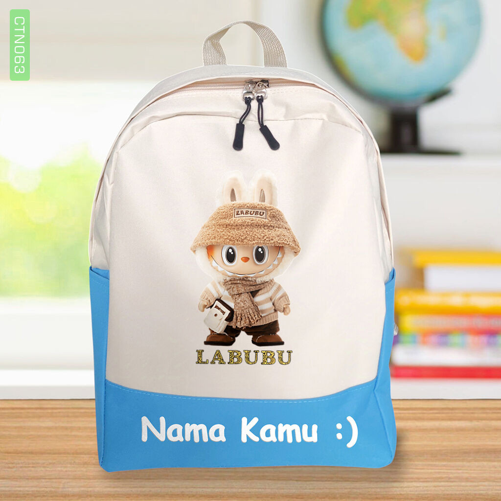 Jual Tas Anak Labubu Putih - Ransel Sekolah SD TK Ngaji - Gambar ...