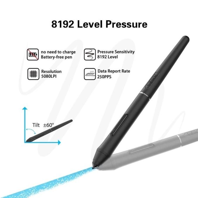 Jual Veikk Vk640 Digital Graphic Drawing Pen Tablet Osu Alter S640 A30 ...