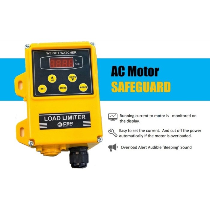 Jual PROMO! LOAD LIMITER OVERLOAD LIMIT SWITCH CBR CRANE HOIST TAKEL ...