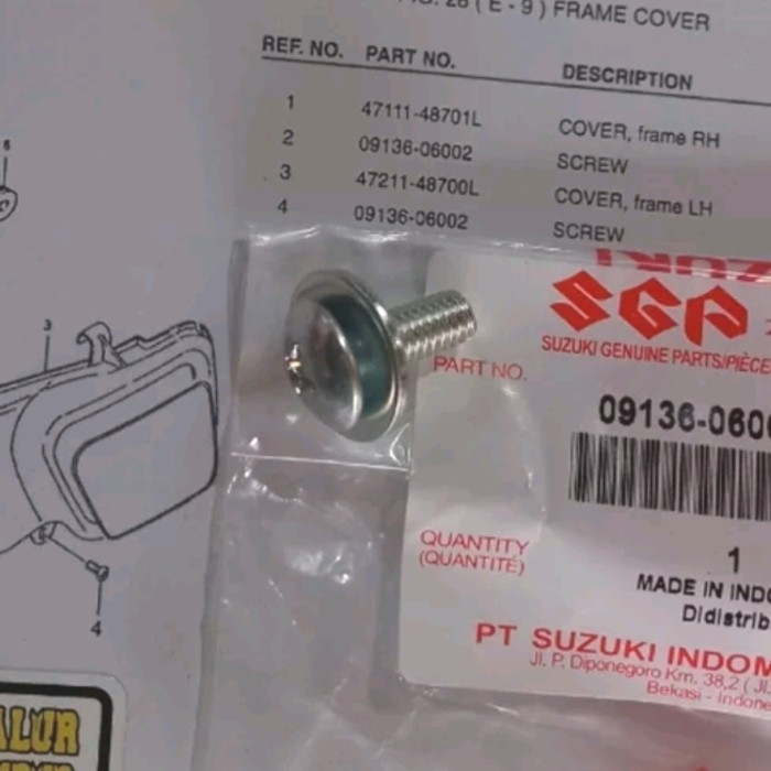 Jual Baut Side Cover Suzuki Ts125 Baut Side Panel Suzuki Ts125 Baut Kempol Suzuki Ts125 Baut ...