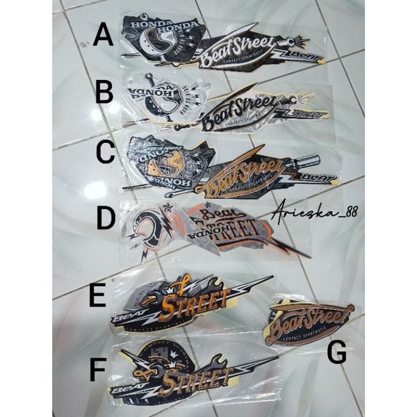 Jual Sticker Lis Striping Honda Beat Street Striping Beat Street Barang ...