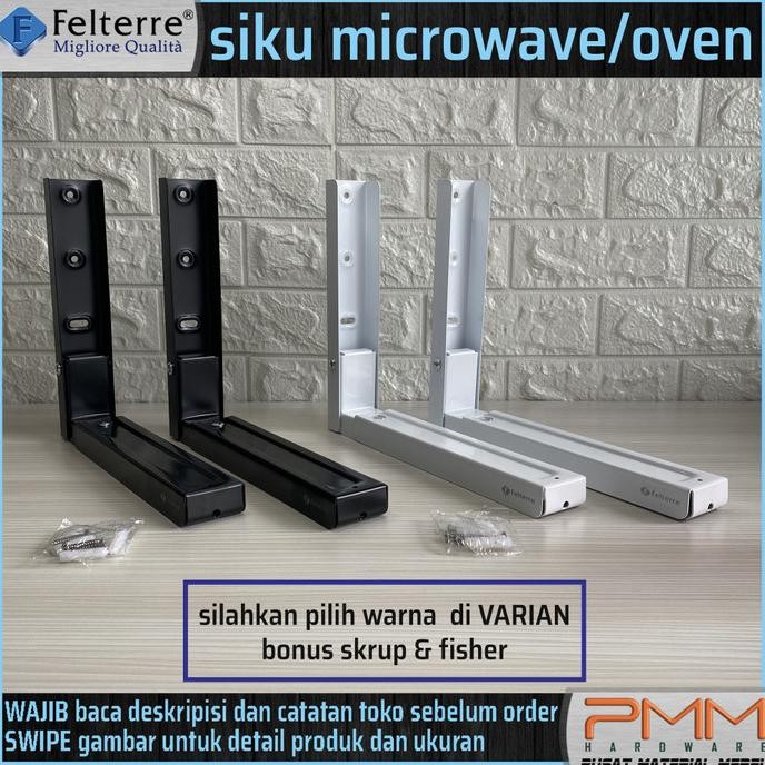 Jual Siku Microwave Felterre | Microwave Support Bracket Penyangga Oven ...