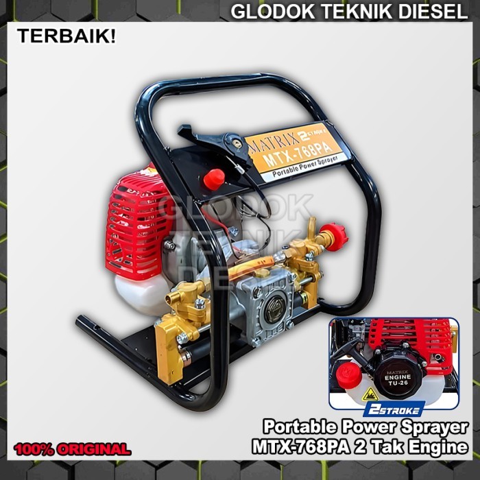 Jual Mesin Semprot Air Pertanian Portable Power Sprayer 15- 25 bar Serbaguna 2 TAK Stroke Engine ...
