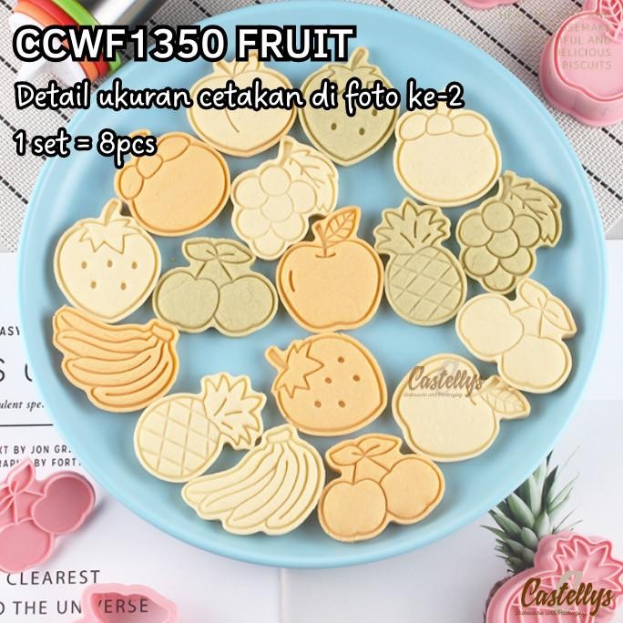 Jual \\\\\] Cookie Cutter CCWF1350 Fruit Cetakan Cookies Kue Nastar ...