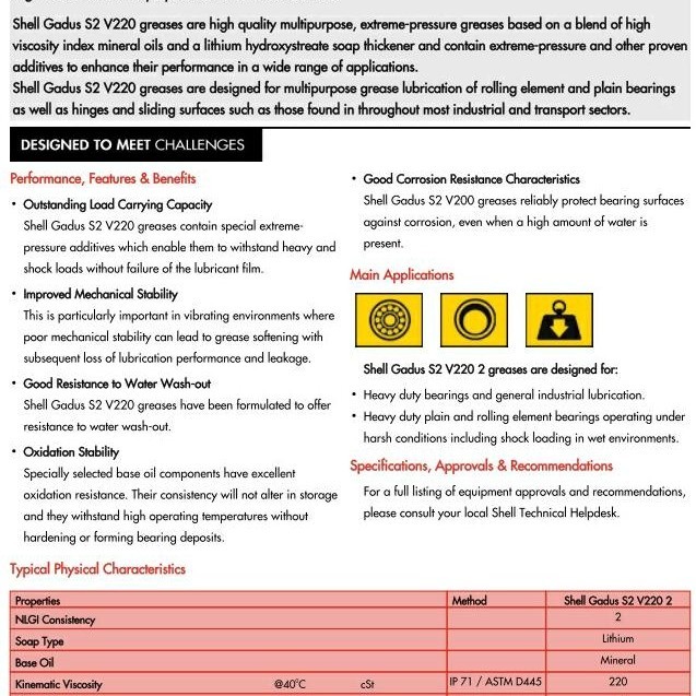 Jual SHELL GADUS S2 V220 2 GREASE 18KG (SHELL ALVANIA EP 2) | Shopee ...