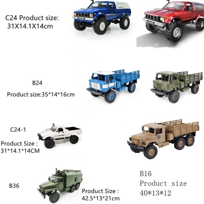 Jual WPL Cars RC Car 4WD Radio Control Off-Road Car RTR KIT Rock ...