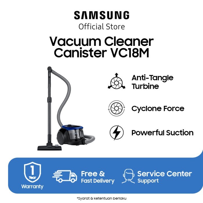 Jual HOT SALE! Samsung Canister Vacuum Cleaner 380W W/ Cyclone force ...