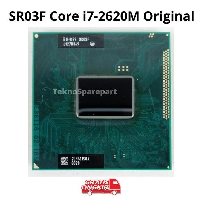Jual CPU Laptop Intel Core i7-2620M SR03F Sandy Bridge Gen2 Gen 2 ...