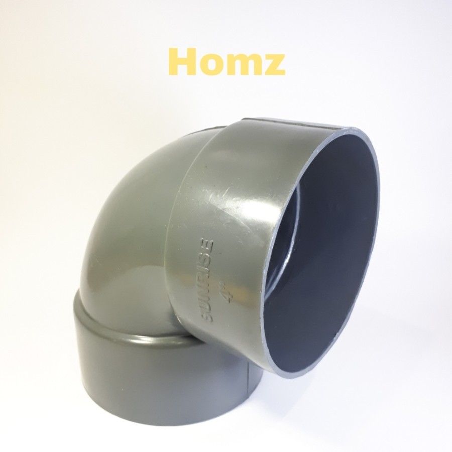 Jual SUNRISE Knee 4" in inch D/Elbow D 4 in Pvc/Knie/Keni/L Sambungan ...
