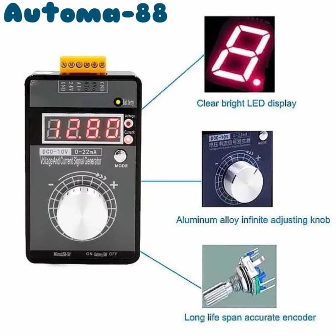 Jual CURRENT VOLTAGE SIGNAL GENERATOR INJECTOR 4-20 MA 0-10 VOLT ...
