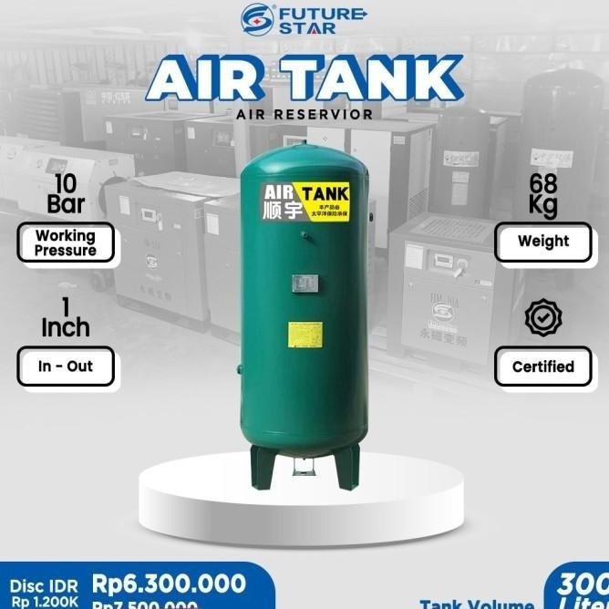 Jual US TANGKI KOMPRESOR TANGKI UDARA 300 LITER AIR RECEIVER TANK 300 ...