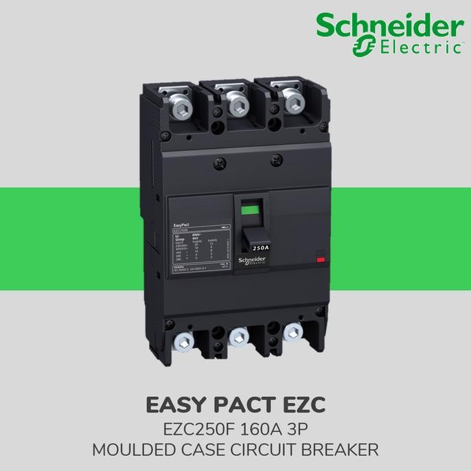 Jual Schneider EasyPact EZC250F Mccb 160A 3P 18Ka - EZC250F3160 ...