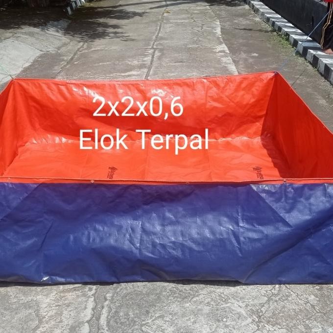 Jual Promo Cuci Terpal Kolam Ikan A20 Korea Ukuran 200X200X60/2X2X0,6 ...