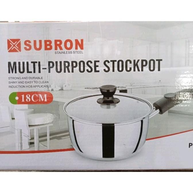 Jual Gila Flase Subron Panci Susu Milk Pot Mpasi Panci Mie Tutup Kaca ...