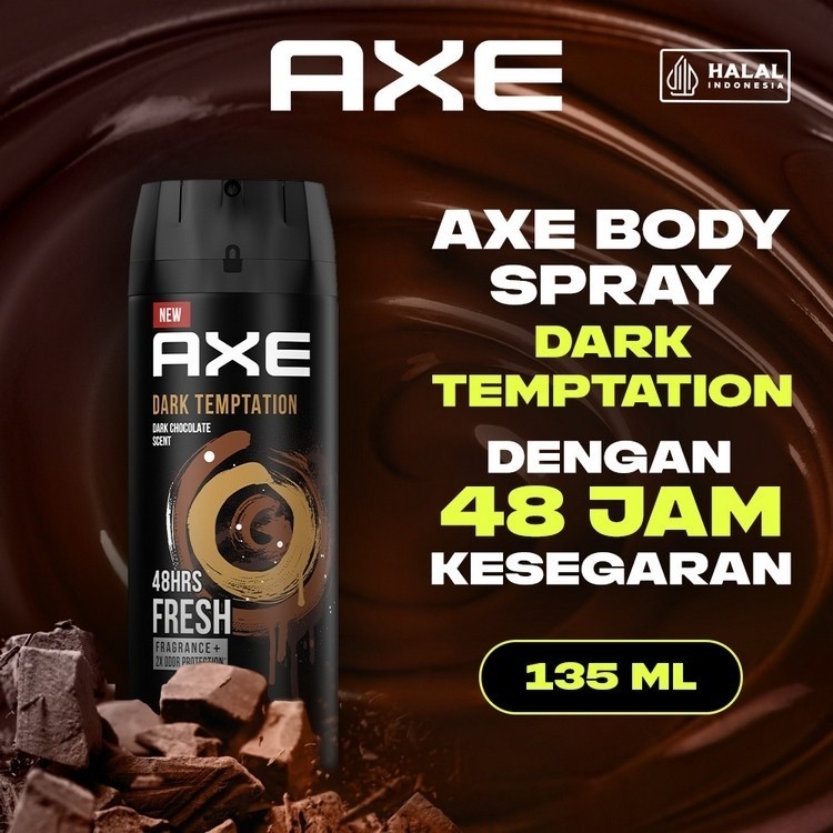 Jual Axe Men Deodorant Body Spray Dark Temptation 135ml | Shopee Indonesia