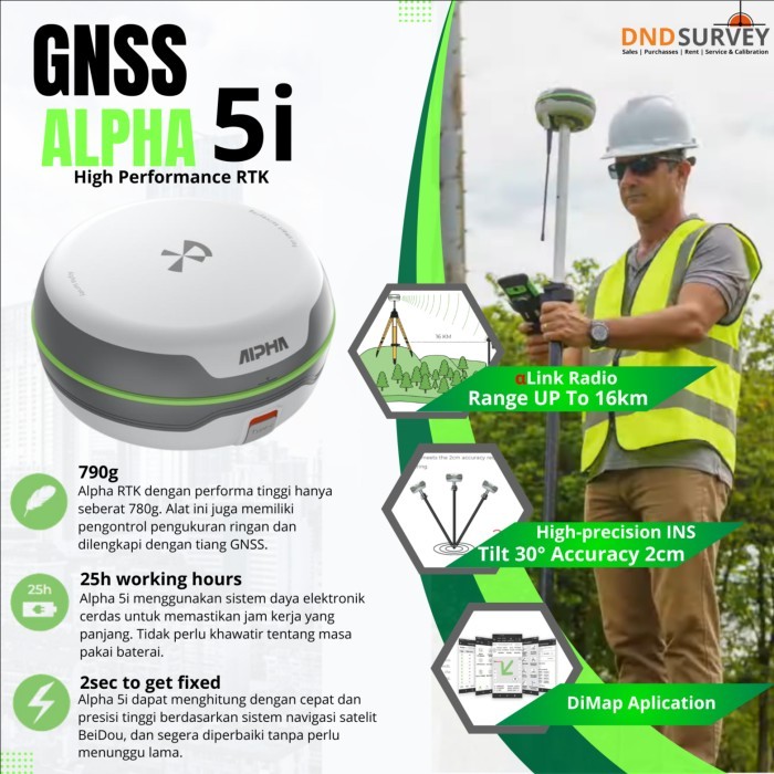 Jual Gps Rtk Alpha 5I Gnss Rtk Geodetik Statik Baru Bergaransi | Shopee ...