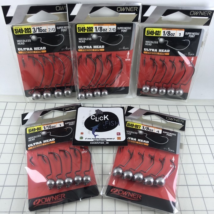 Jual Sheeren - Jighead Worm Hook Owner Cultiva Ultra Head 5149 - Kail Worm Weedless | Shopee ...