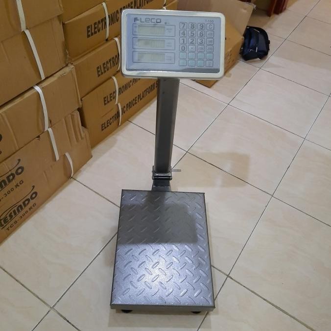 Jual Timbangan 150 KG Digital Duduk Besi / Timbangan Besar Pabrik ...