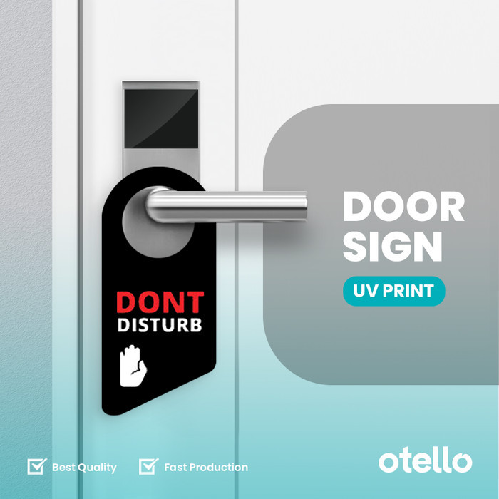 Jual MURAH Door Sign Hanger Hotel Sign Pintu Kamar Hotel Sign Do Not ...