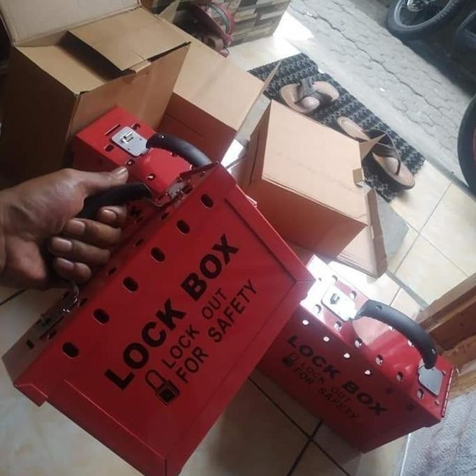 Jual Loto Box Safety Lockout Tagout Lock Device Storage Up To 12 ...