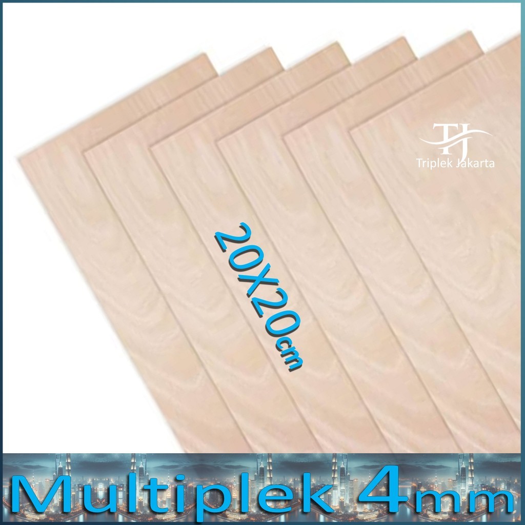 Jual Triplek 4mm 20x20 cm ( Multiplek 4 mm | 20x20cm | 20 x 20 cm ...