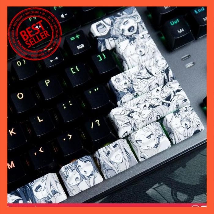 Jual | CLG | KEYCAPS AHEGAO MODIFIER SET HENTAI PBT ANIME MANGA ...