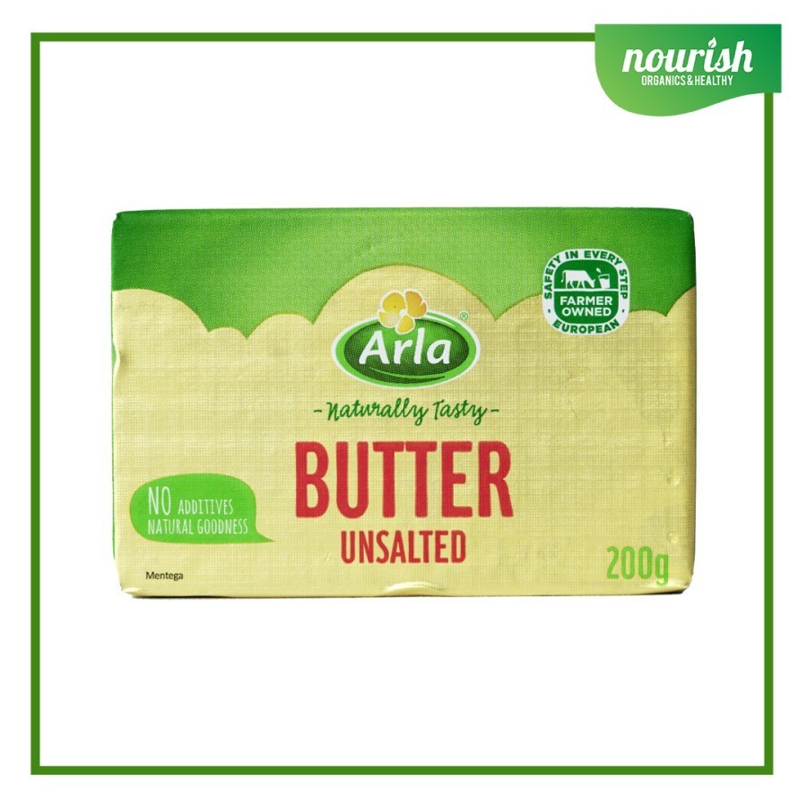 Jual Arla Butter Unsalted 200 Gram | Shopee Indonesia