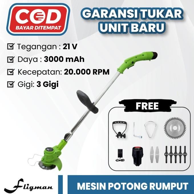 Jual Mesin Pemotong Rumput Cordless 12V Portable Cordless Potong Rumput ...