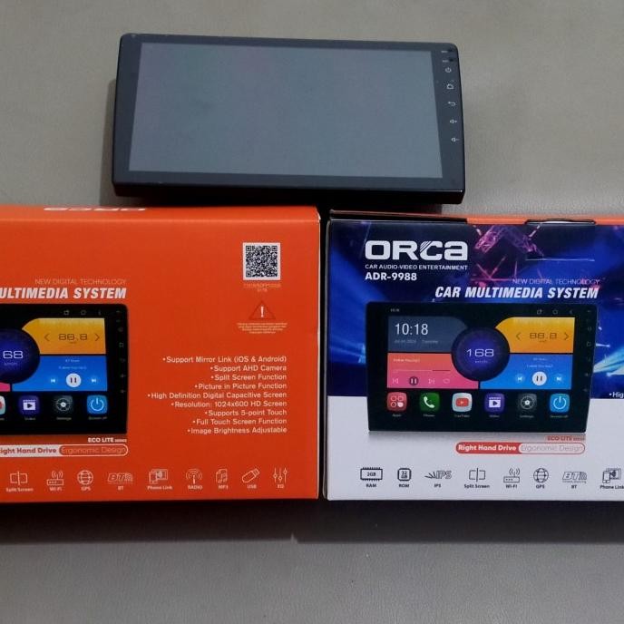 Jual HEAD UNIT ANDROID 9 INCH ORCA ADR-9988 ECO LITE SERIES RAM 2GB ...