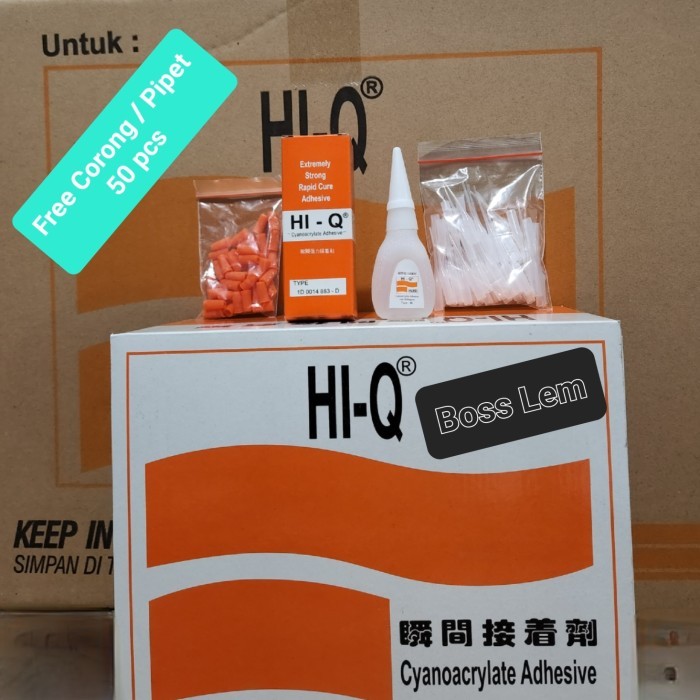 Jual LEM KOREA/LEM HI-Q/LEM SERBAGUNA @50 PCS | Shopee Indonesia